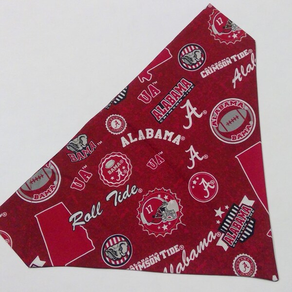 University of Alabama Dog Bandana - Etsy