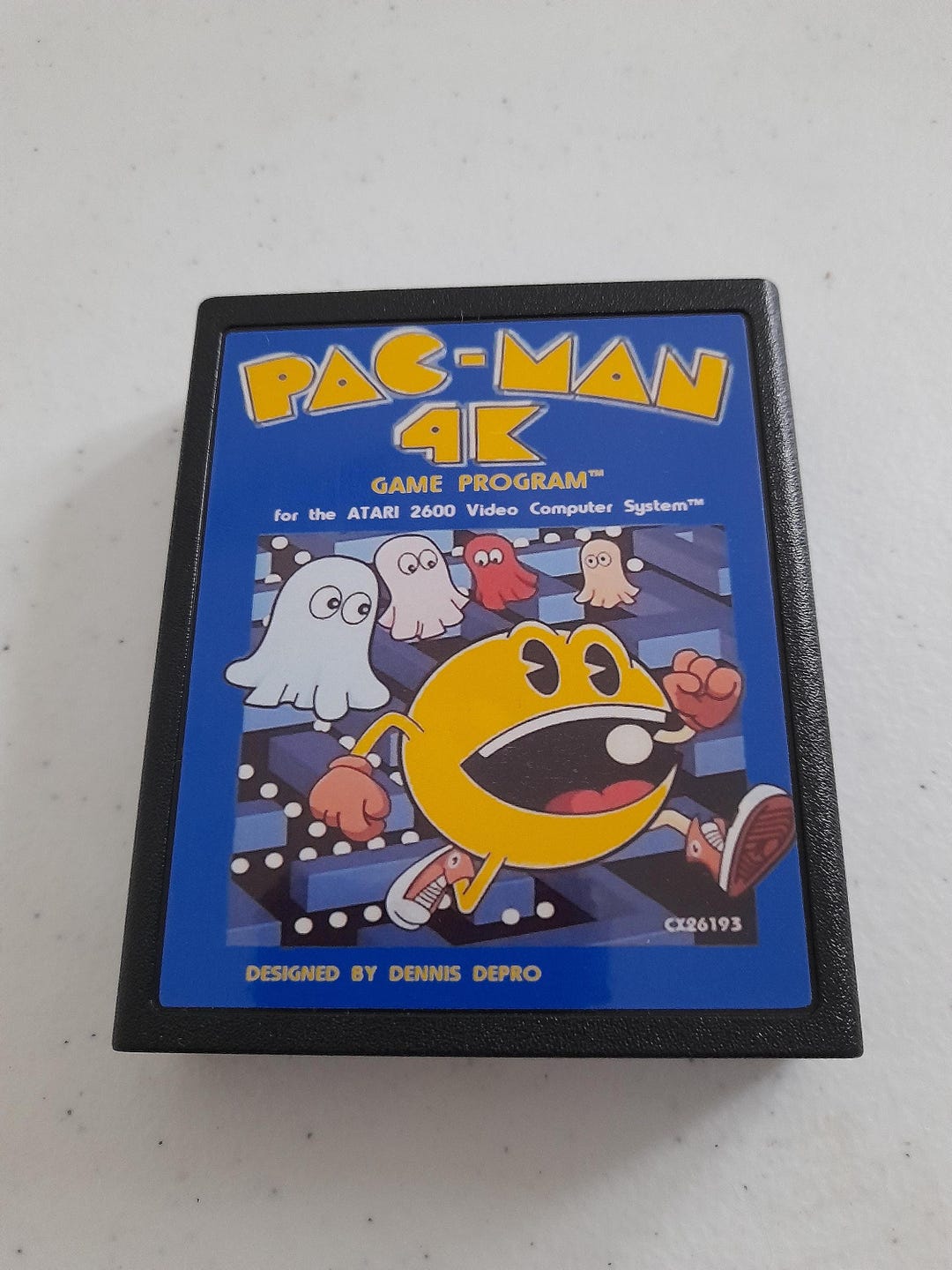 PAC-MAN Pac Man 4k - Atari 2600 - Etsy
