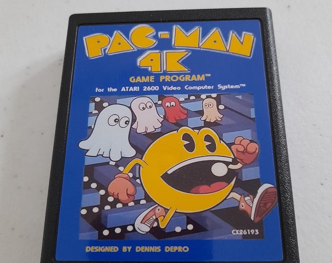 PAC-MAN Pac Man 4k - Atari 2600 - Etsy