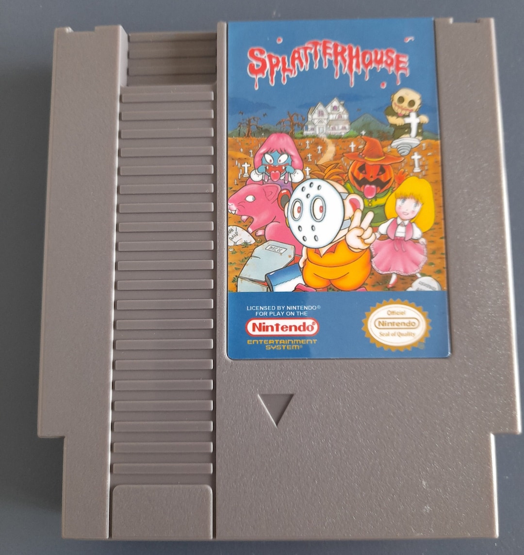 Splatterhouse wanpaku Graffiti English Translated Version NES Nintendo ...