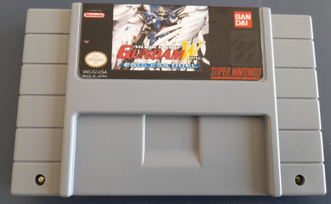 Gundam Wing Endless Duel - SNES Super Nintendo - Etsy