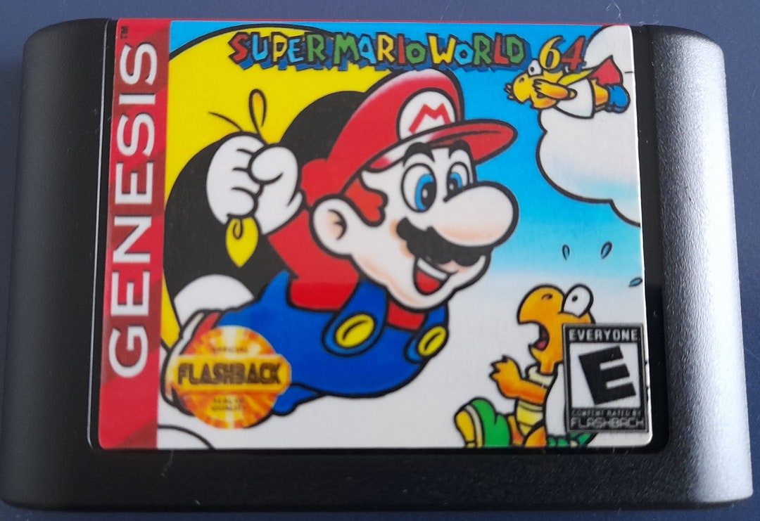 Super Mario 64 - SEGA Genesis - Etsy