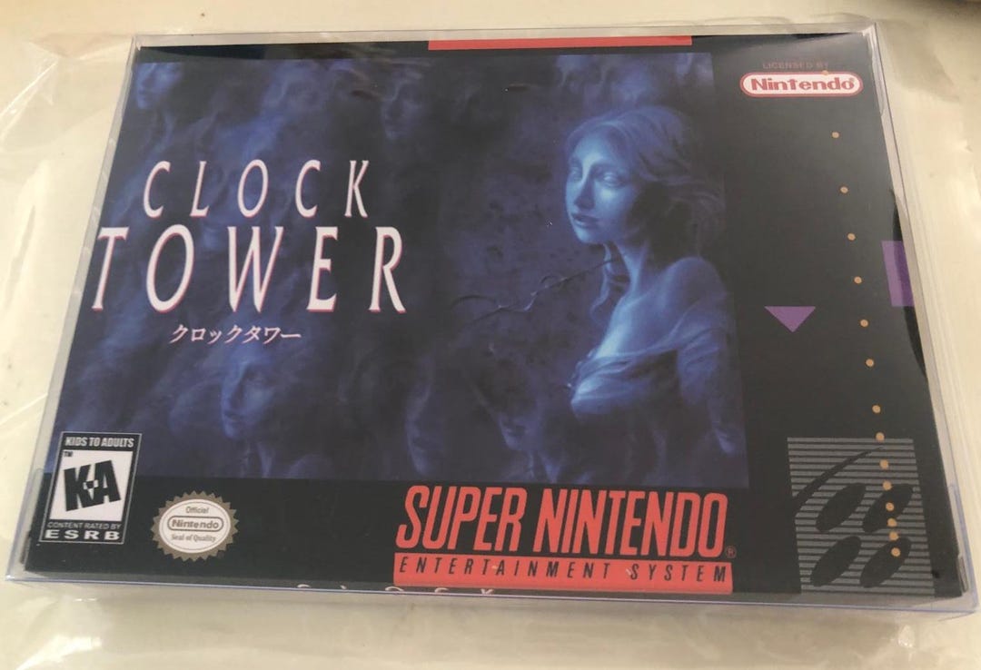 Clock Tower SNES Super Nintendo - Etsy