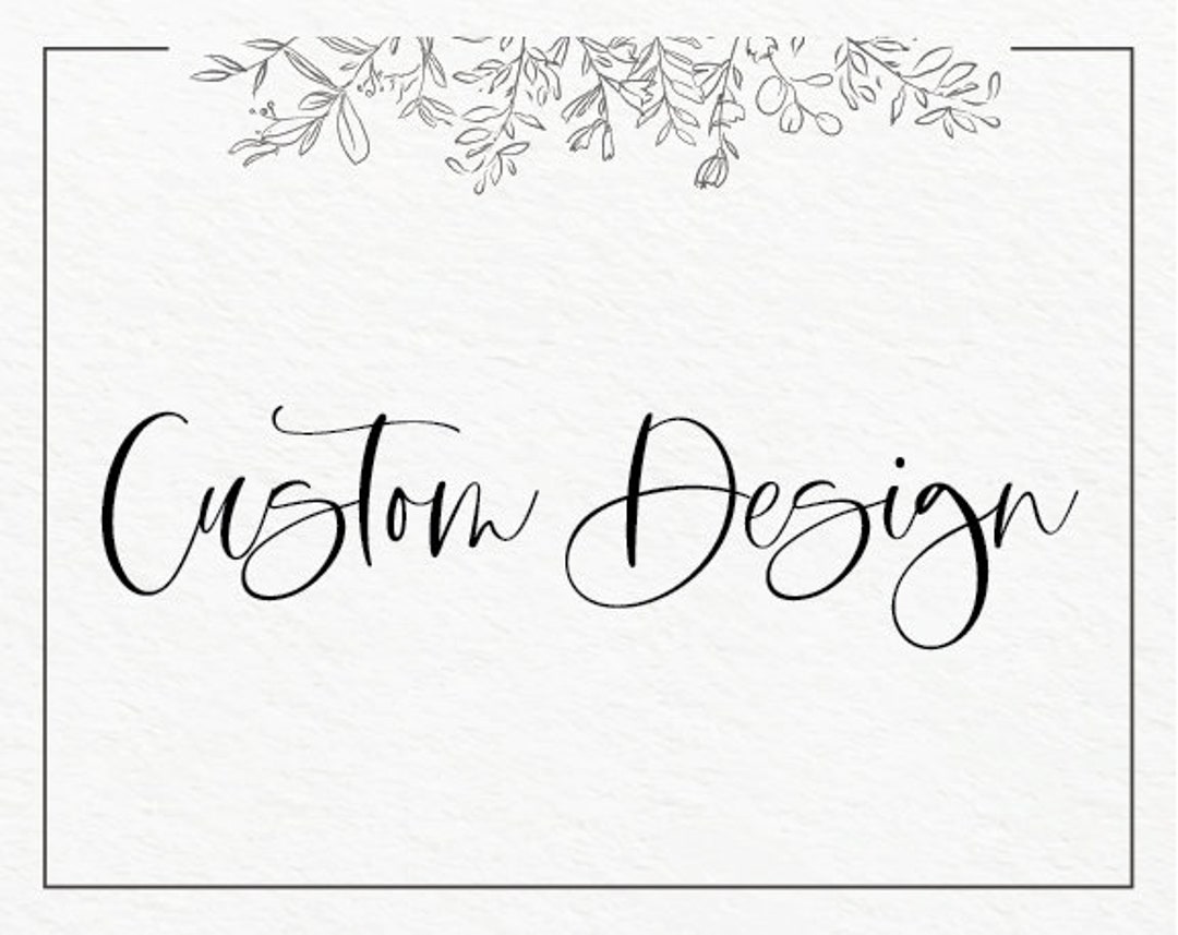 Custom Digital Design - Etsy