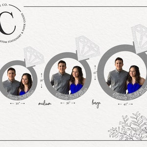 Engagement Ring Photo Booth Frame Ring Photo Booth Prop - Etsy