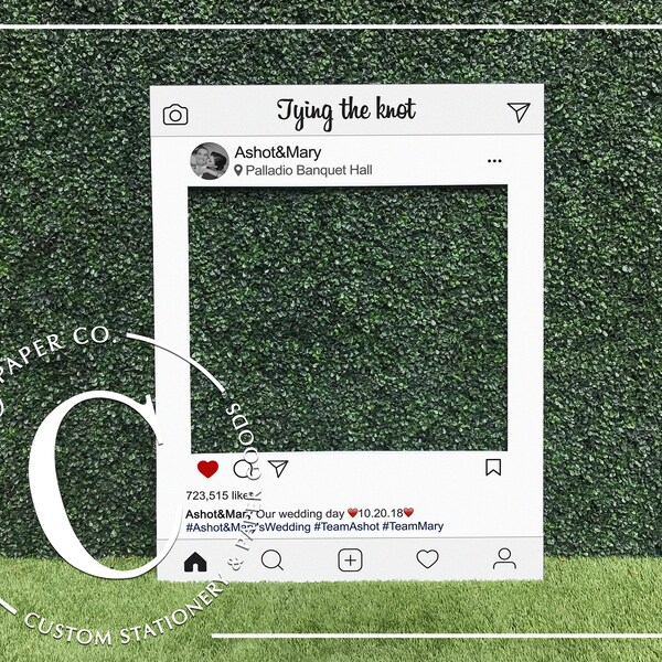 Instagram Photo Frame Prop - Etsy