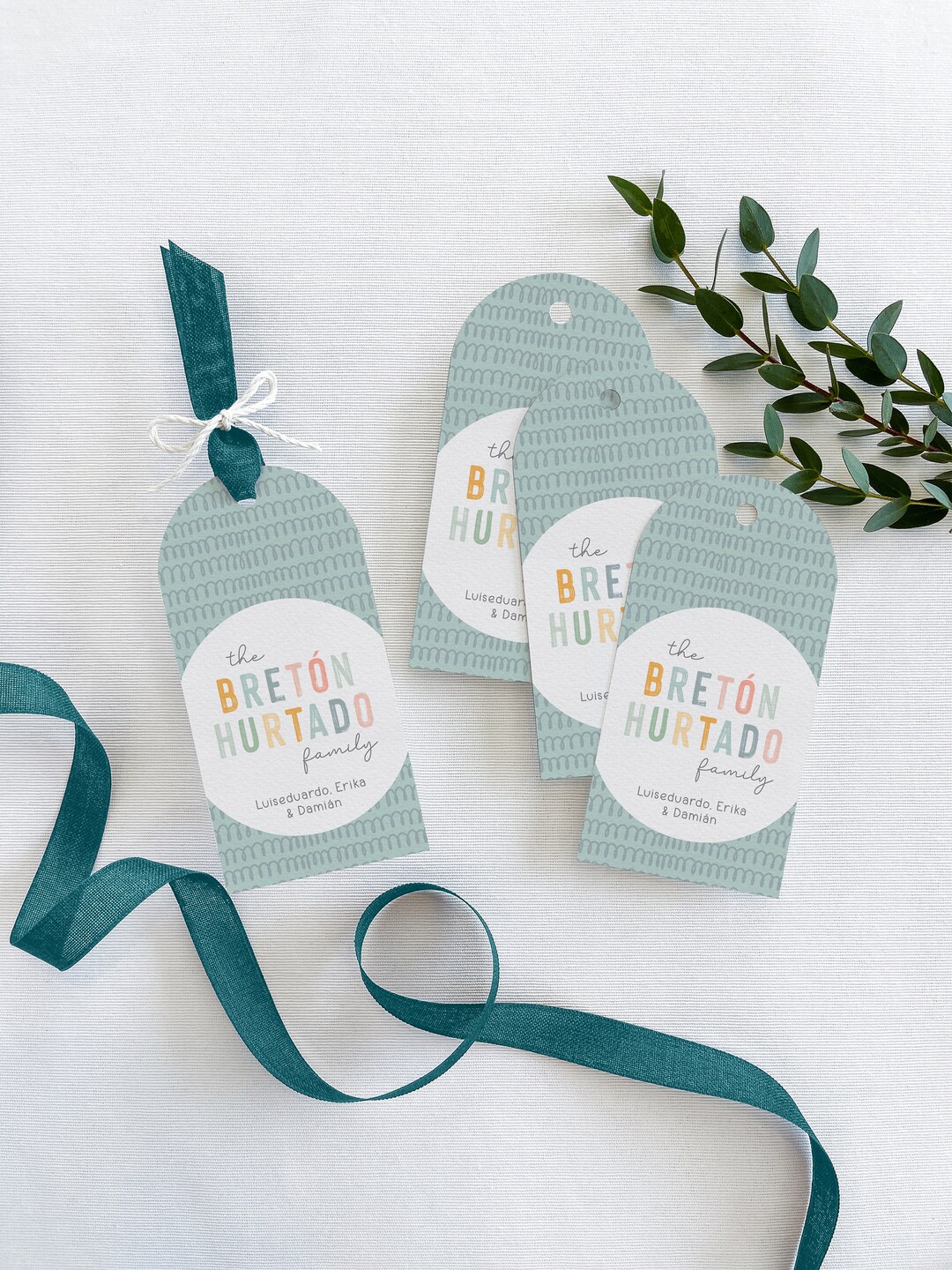 Pastel Doodles Custom Gift Tags Set | Doodles Custom Hang Tags ...