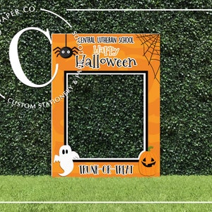 Halloween Photo Booth Frame Festive Photo Booth Prop - Etsy