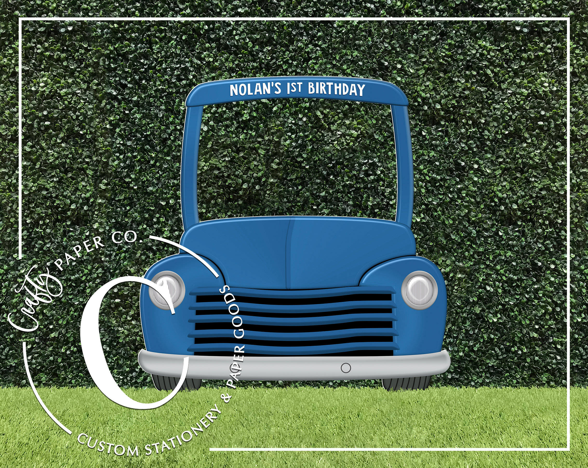 Blue Truck Photo Booth Frame Truck Photo Booth Prop - Etsy Canada