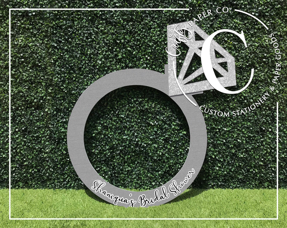 Engagement Ring Photo Booth Frame Ring Photo Booth Prop - Etsy