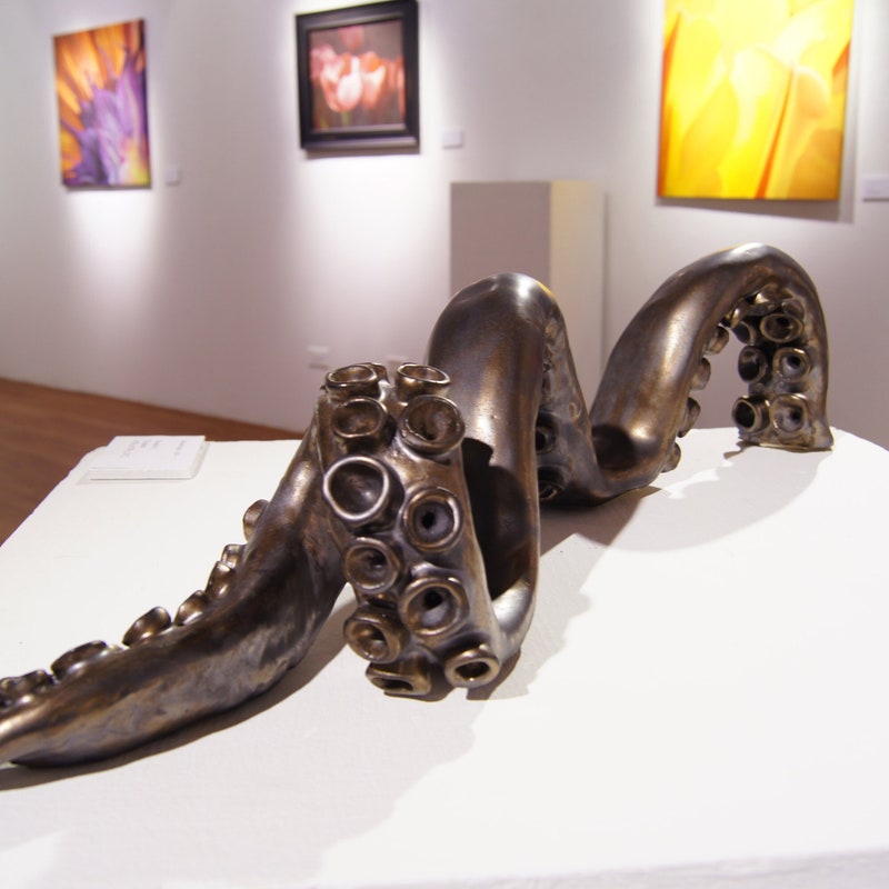 Ceramic Octopus Sculpture - Etsy