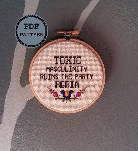 Toxic Masculinity PDF Pattern | Etsy