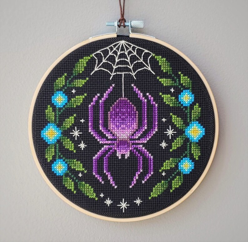 Spider Celestial 6" Cross Stitch Pattern PDF DOWNLOAD Witchy ...