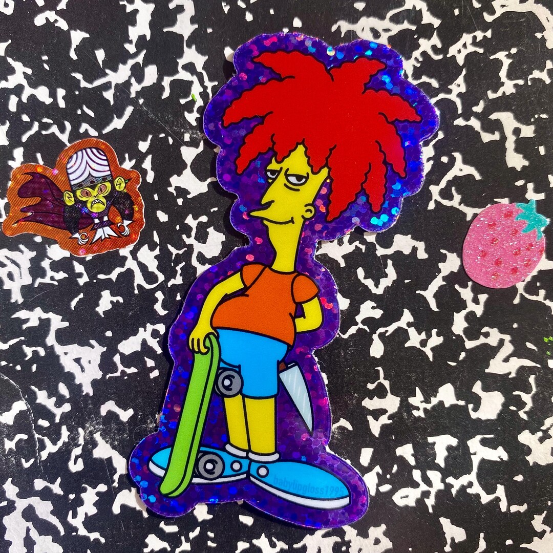 Sideshow Bob Dressed as Bart Simpson Vinyl Waterproof Sticker - Etsy