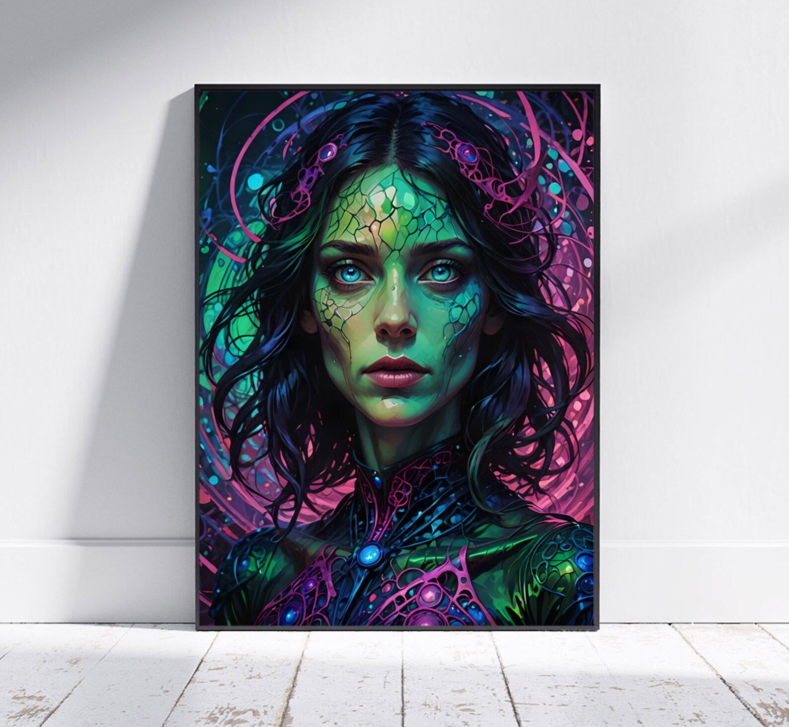 Digital Print High Res AI Generated Eldritch Fantasy Portrait ...