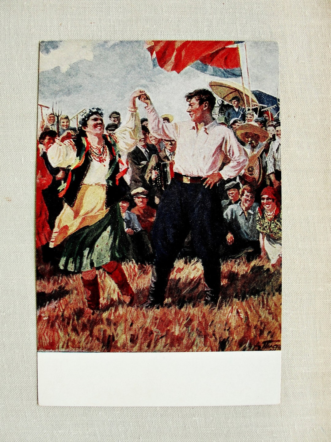 Carte de vacances de village Artiste Arkady Plastov carte - Etsy France