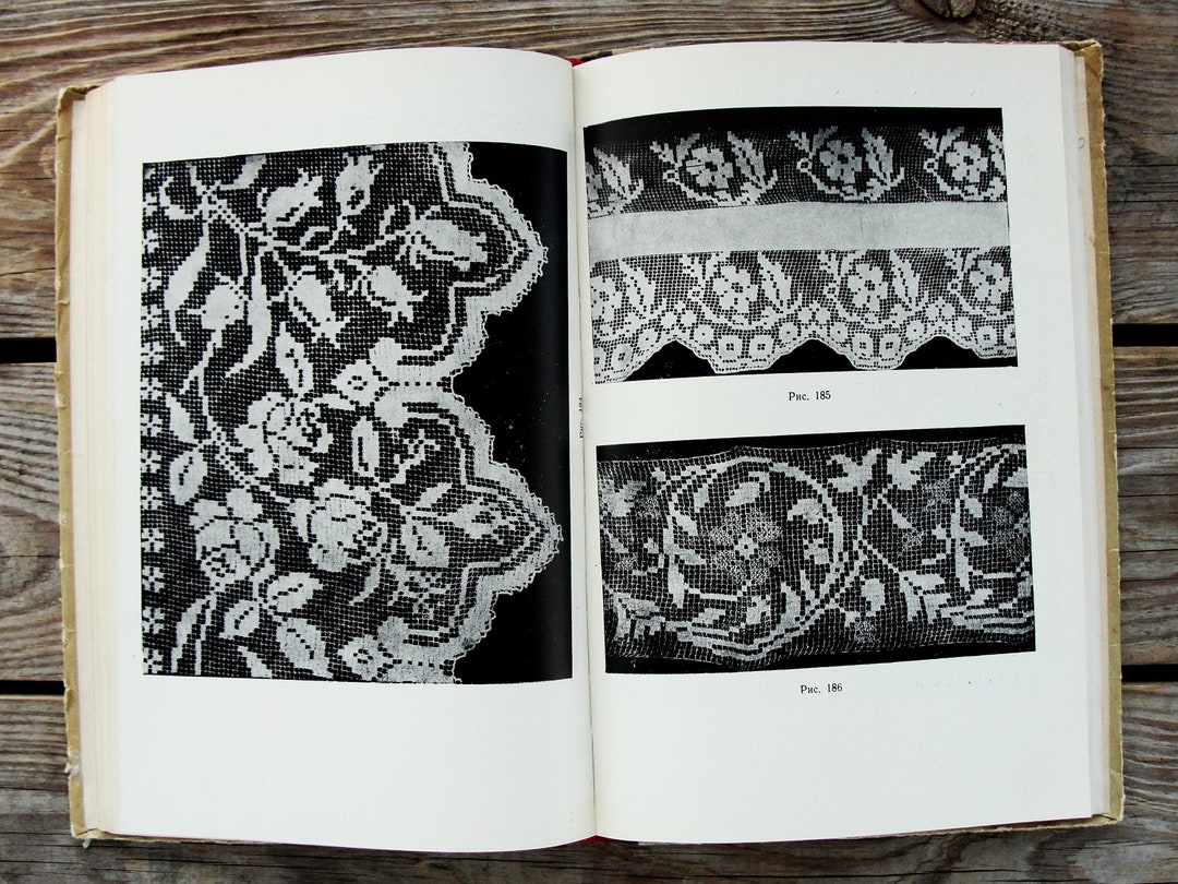 Handmade Fillet Weaving and Fillet-guipure Embroidery, Vintage ...