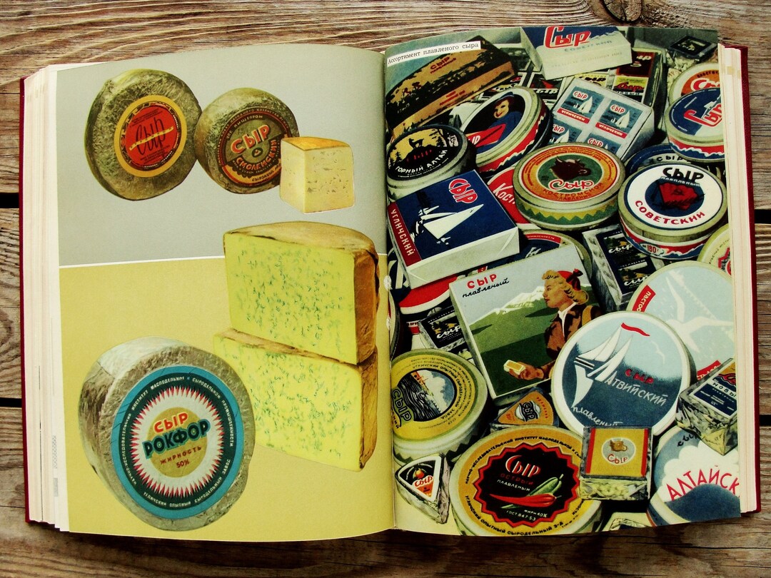 Dairy Foods Book, Vintage Soviet Cookbook in Russian, 1962, Milk ...