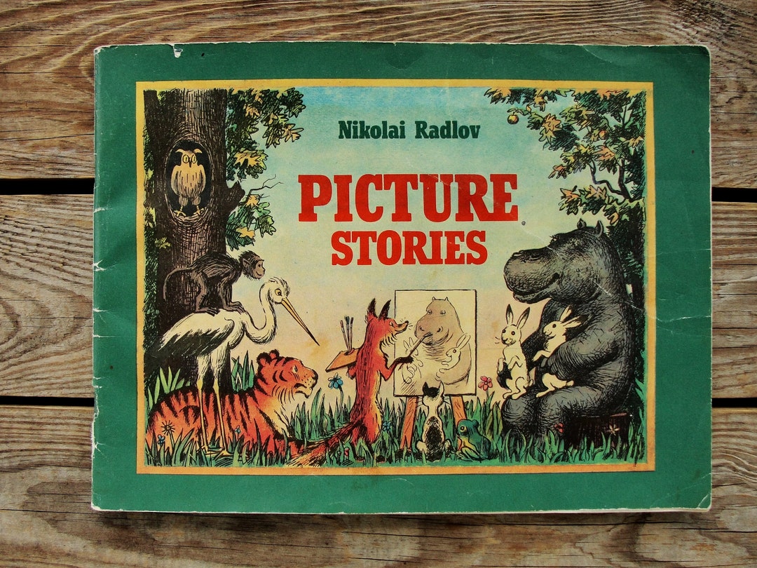 Picture Stories by Nikolai Radlov, Illustrator Nikolai Radlov, Vintage ...