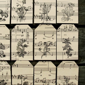 Handmade Botanical Tags Set of 27 Wild Forest Healing Herbs | Etsy