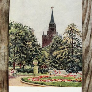 Moscow Kremlin Cards Set 20, Vintage Postcards, 1956, Moscow Kremlin ...