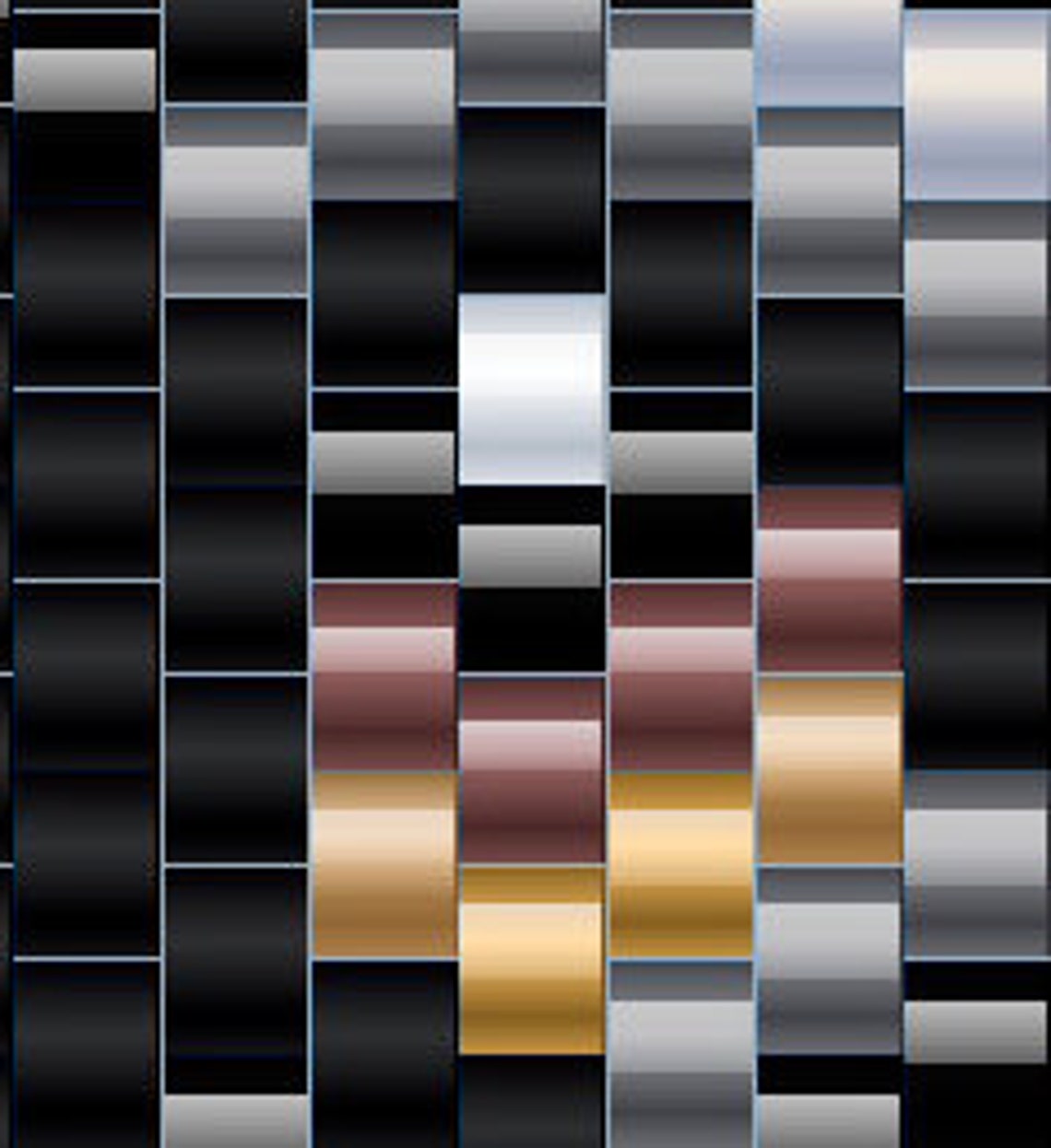 PDF Pattern, Black Lab Snr, Peyote/brick Stitch Seed Bead Pendant ...