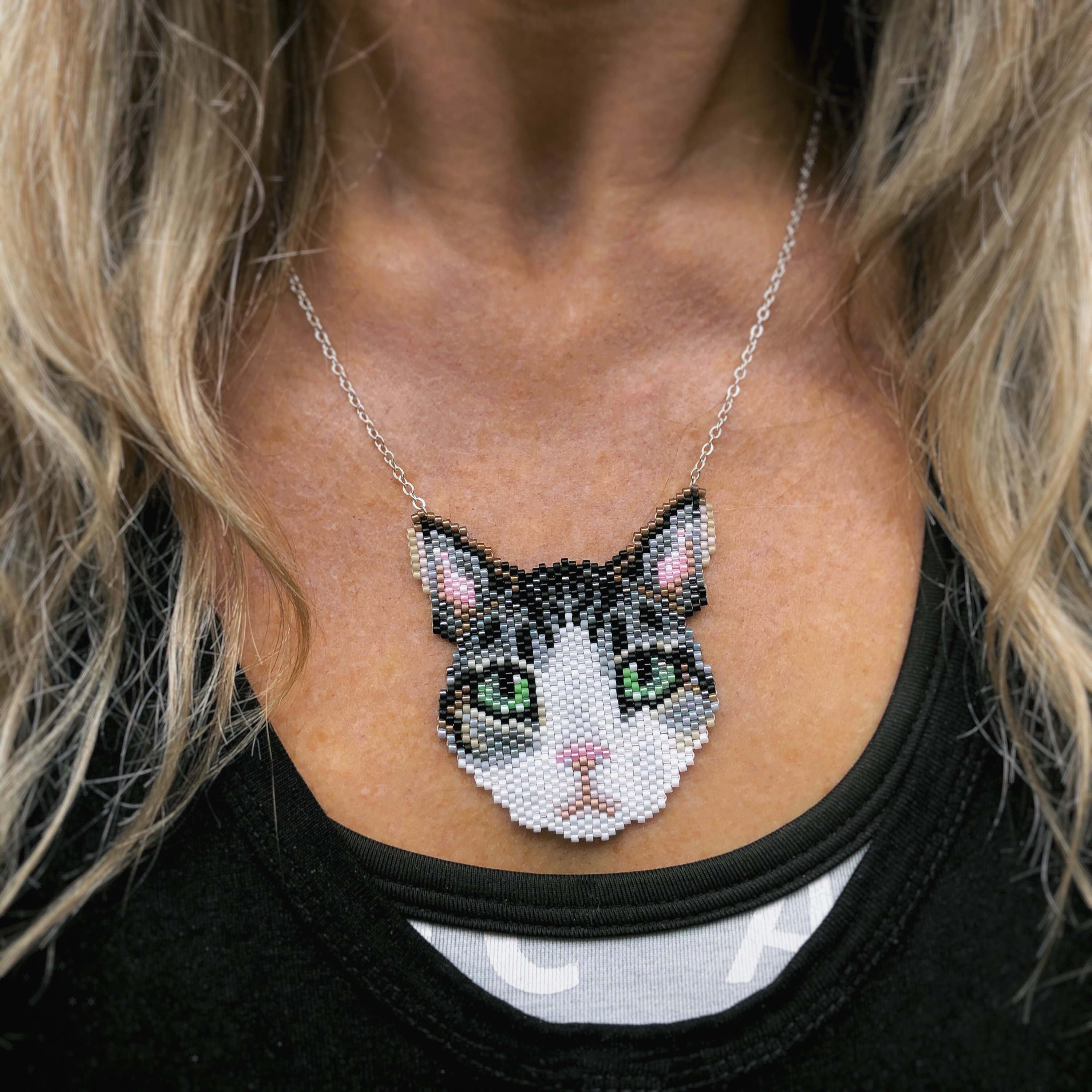 PDF Pattern Marbled Bengal/tabby Cat Peyote/brick Stitch - Etsy