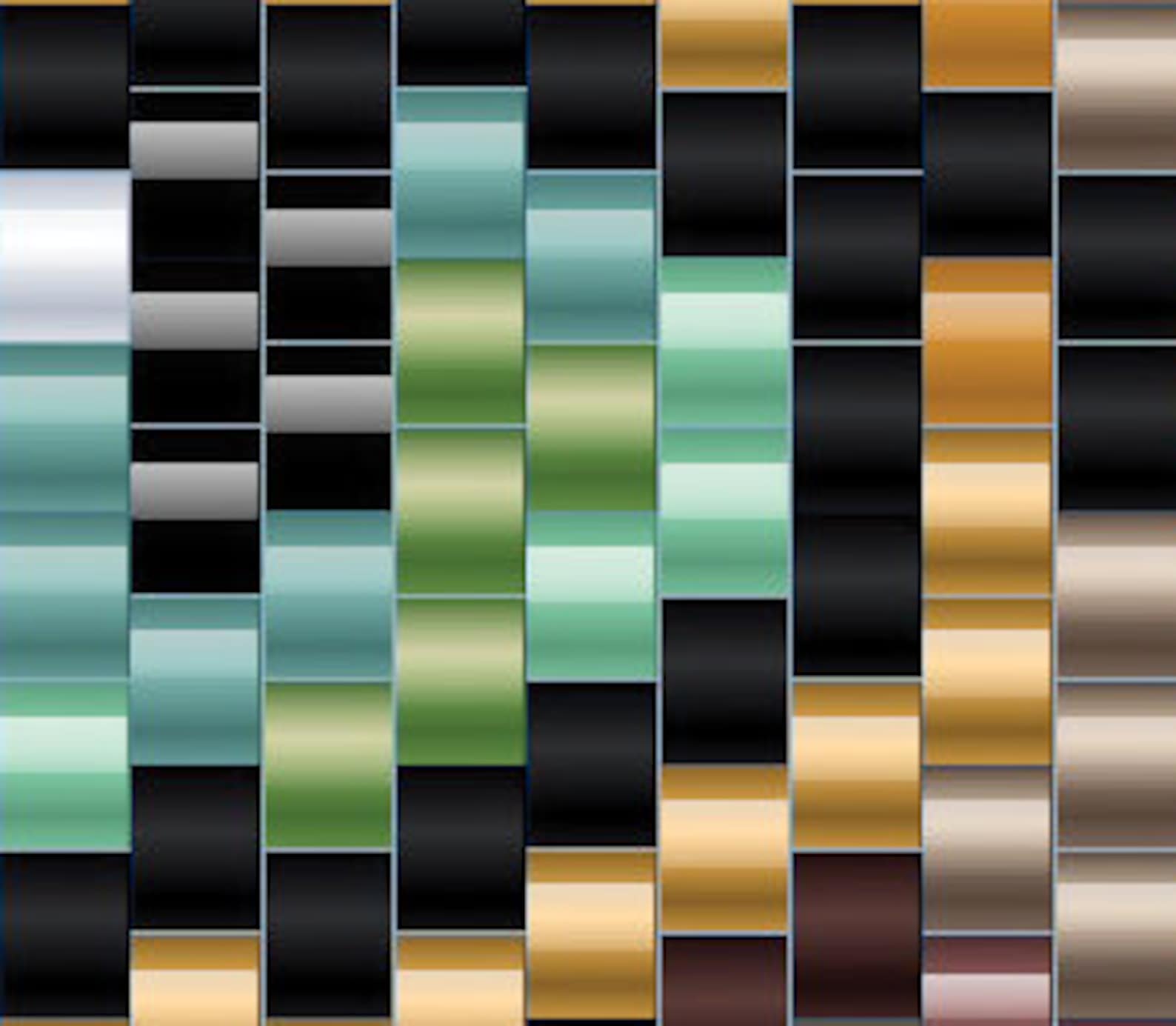 PDF Pattern Marbled Bengal/tabby Cat Peyote/brick Stitch - Etsy