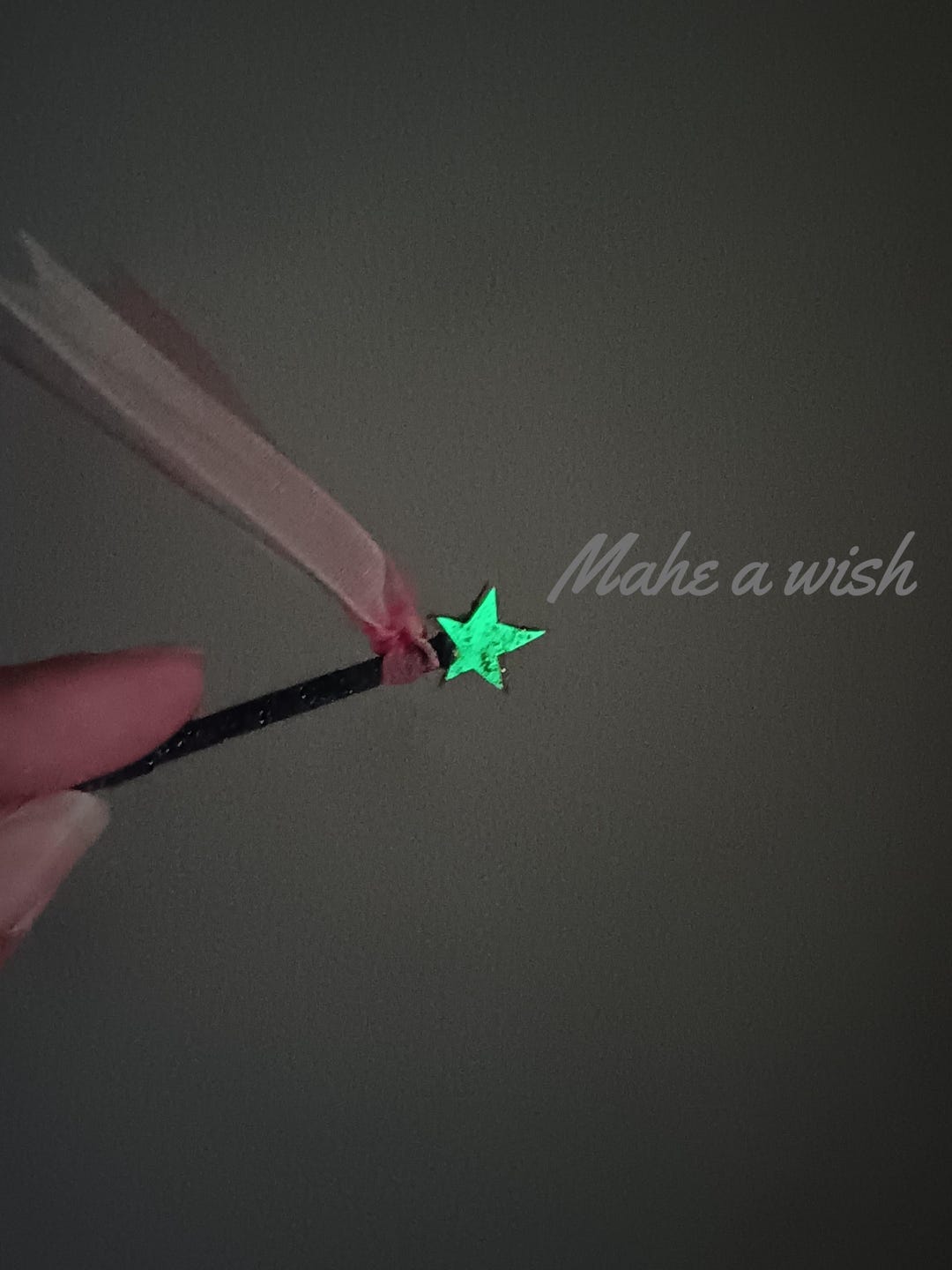 Magic Wand "make a Wish" - Handmade Poetic or Phosphorescent Talisman ...
