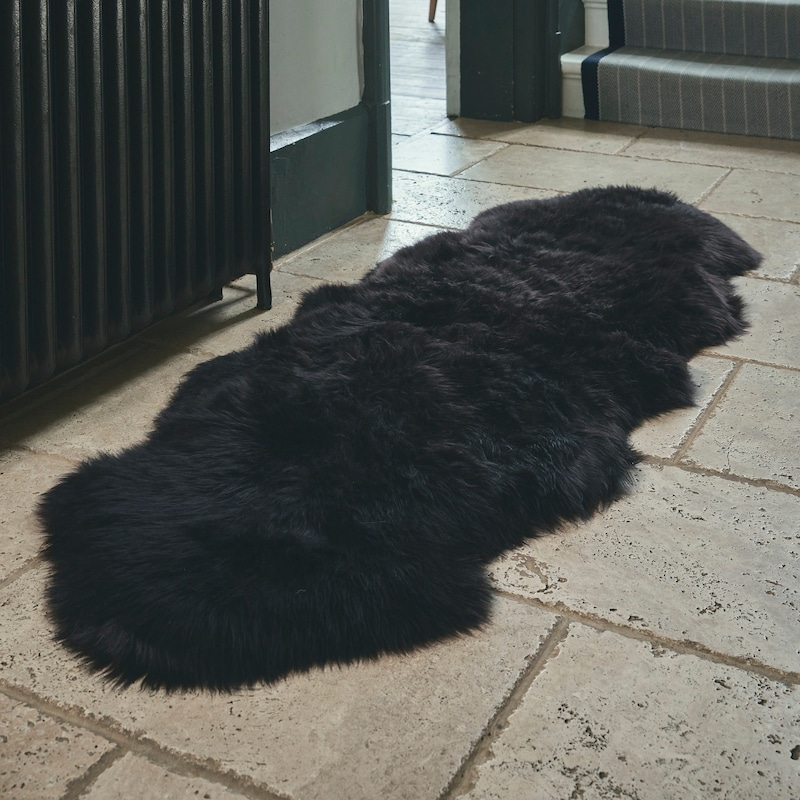 Sheep Hide Black - Etsy UK