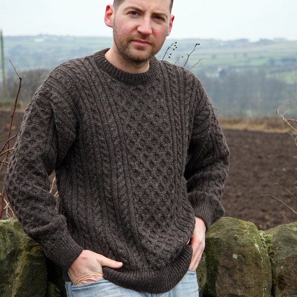 Handmade Aran Jumper - Etsy UK