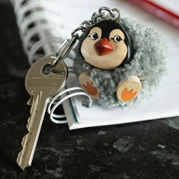 Pom Pom Keyring - Etsy UK