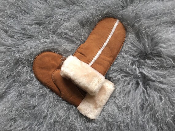 Womens Luxury Genuine Sheepskin Hand Stitched Sheepskin | Etsy