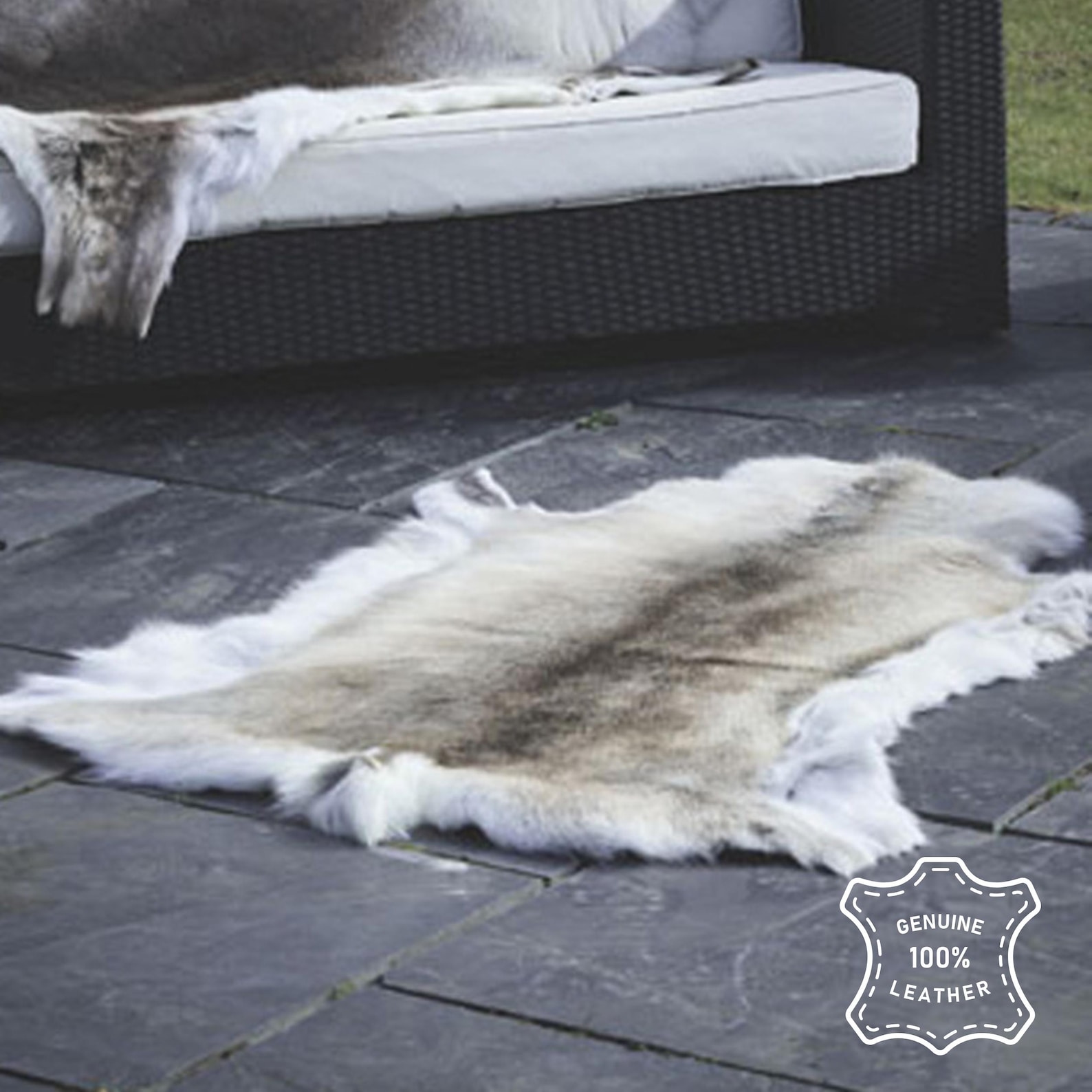 Extra Large Genuine Reindeer Hide - Natural Light Shade Markings - Etsy
