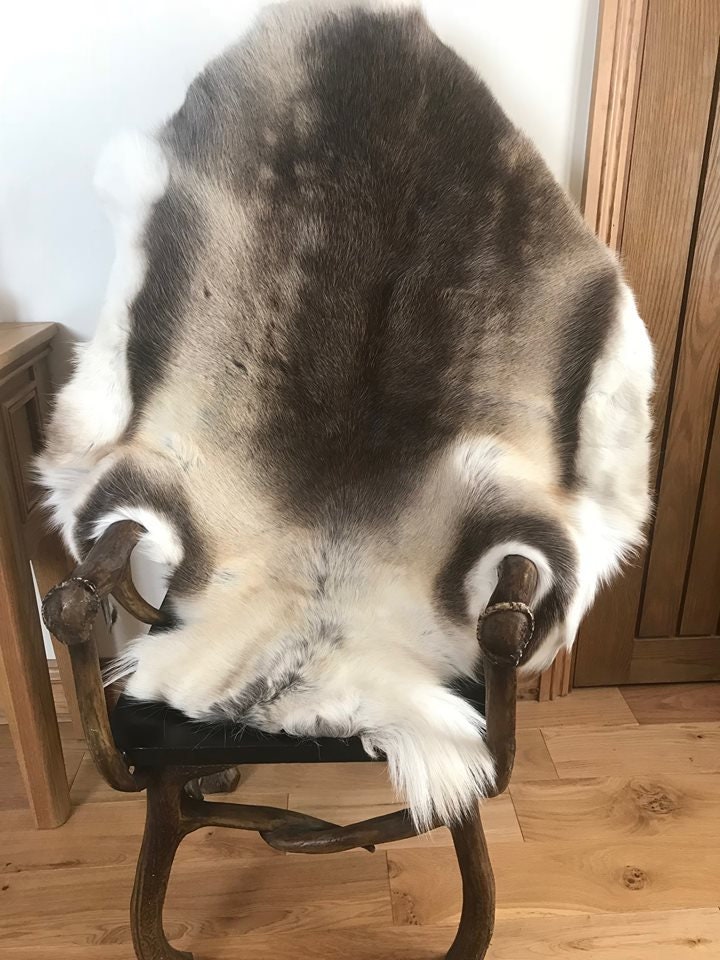 Premium Grade Extra Large Genuine Reindeer Hide With Natural - Etsy UK