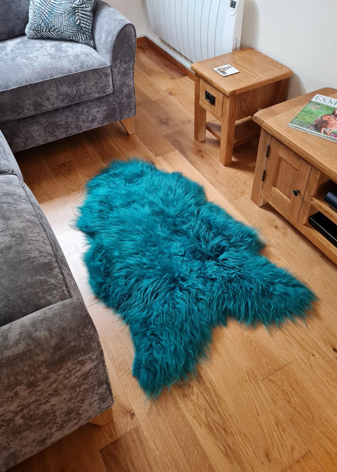 Luxury Eco Tanned Icelandic Sheepskin Single Real Shearling Thick Wool ...