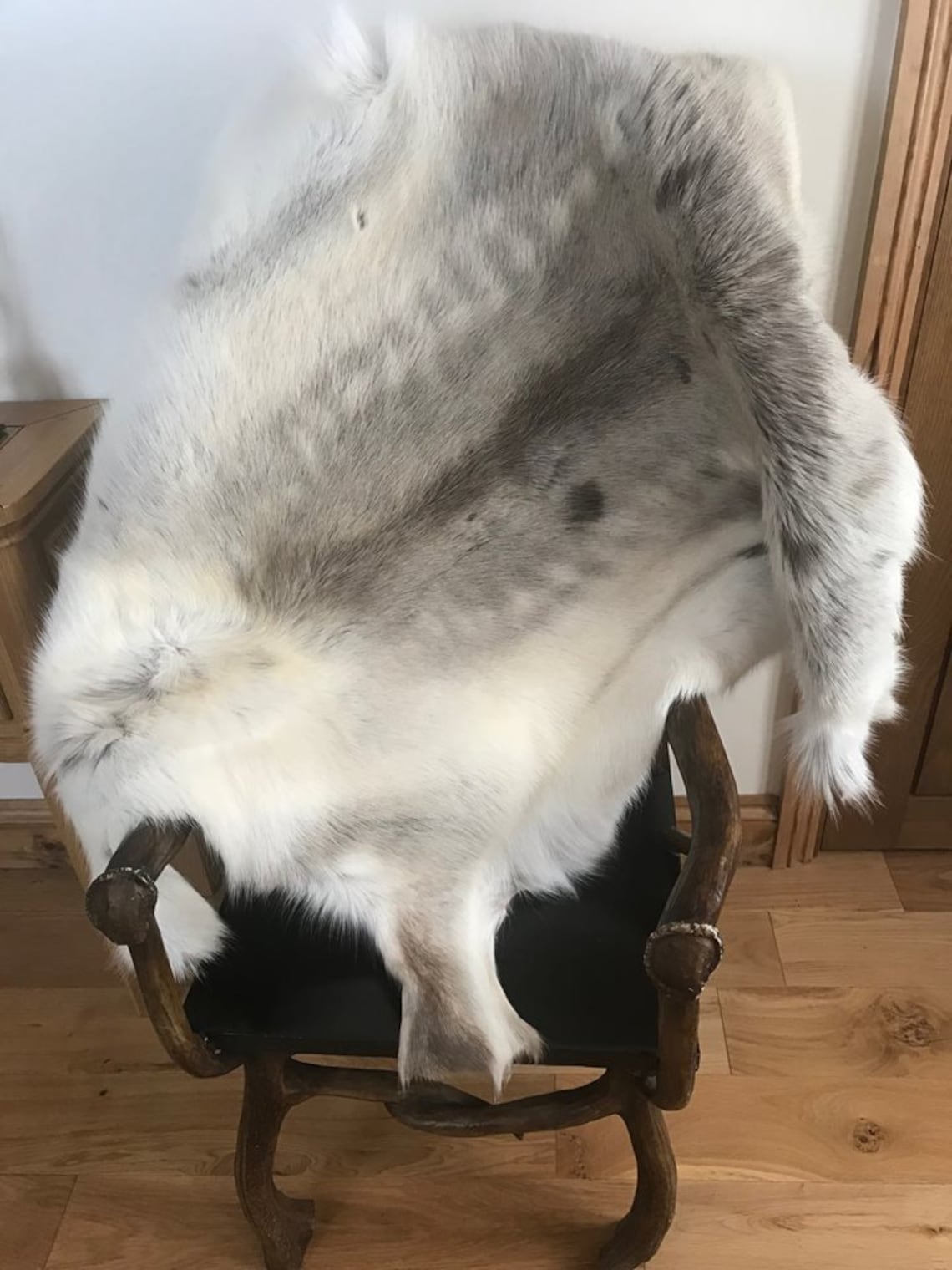 Premium Grade Large Genuine Reindeer Hide With Natural Light | Etsy