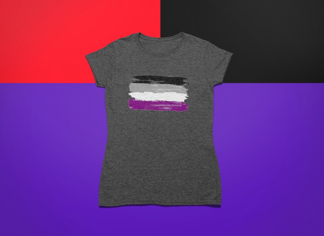 Asexual Pride, Traditionaly More Feminine LGBTQ Shirt, Pride Month ...