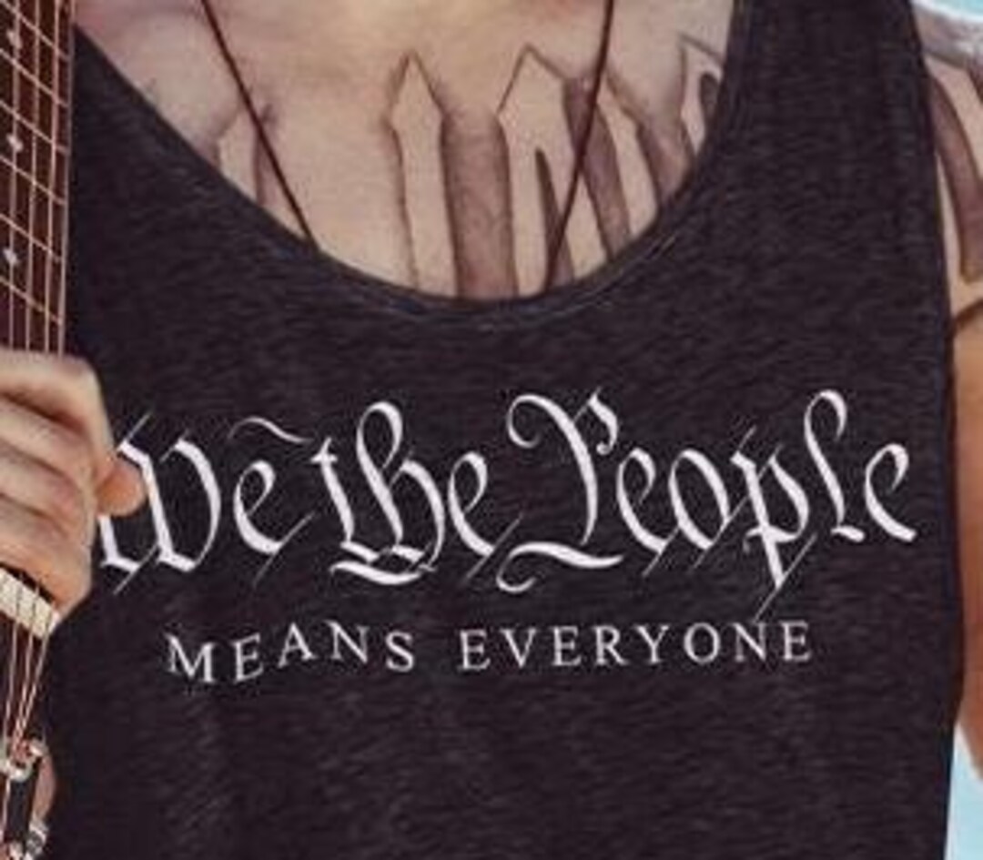 We the People Means Everyone, Unisex Jersey Tank. Equality, Family,usa ...