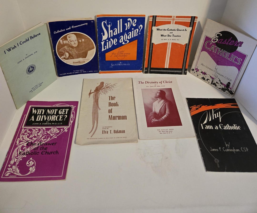Mid 20th Century Religious Tracts. Lot of Ten. 1950 Era - Etsy