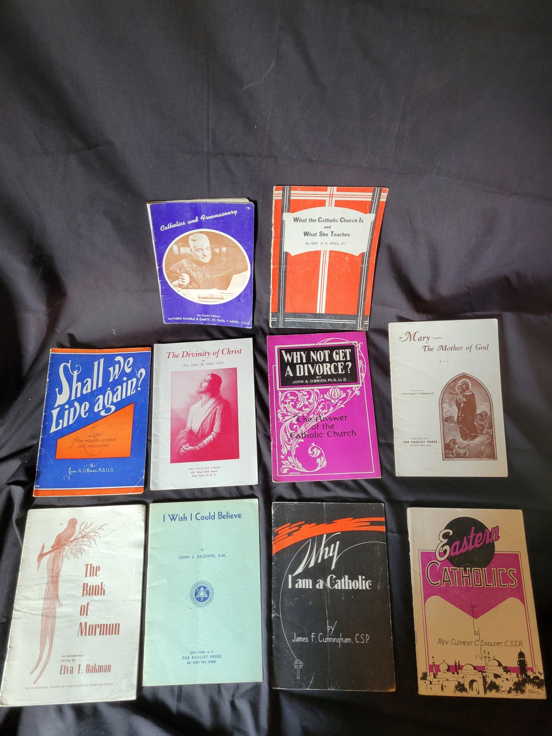 Mid 20th Century Religious Tracts. Lot of Ten. - Etsy
