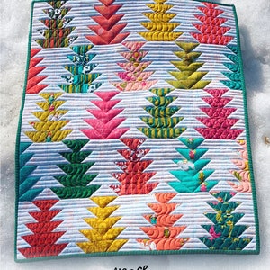 Fierce Conifer Miniature Quilt Pattern - Etsy