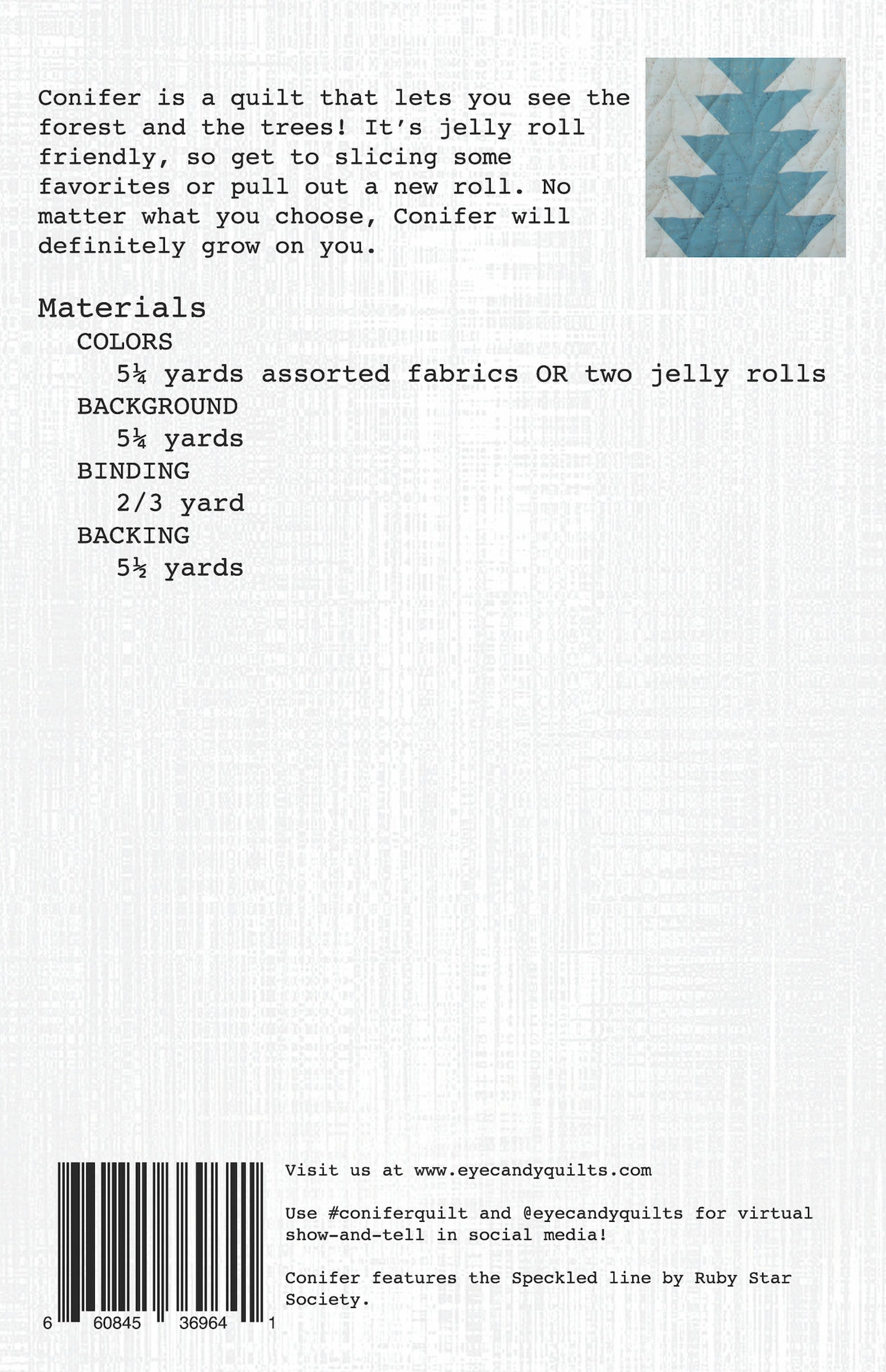 Conifer Quilt Pattern - Etsy