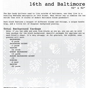 16th and Baltimore: Finishing Instructions Modern Baltimore Album Block ...