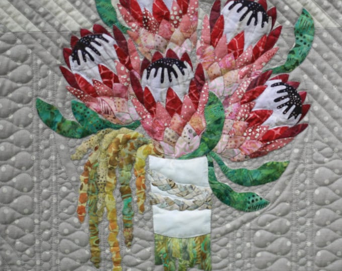 Protea Fused Appliqué Quilt Pattern by Laura Heine for Fiberworks ...