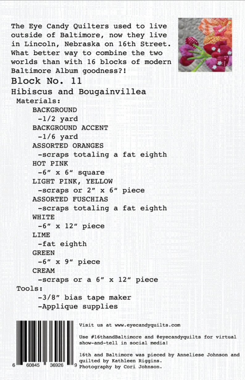 16th and Baltimore: Block 11 Modern Baltimore Album Block Program by ...