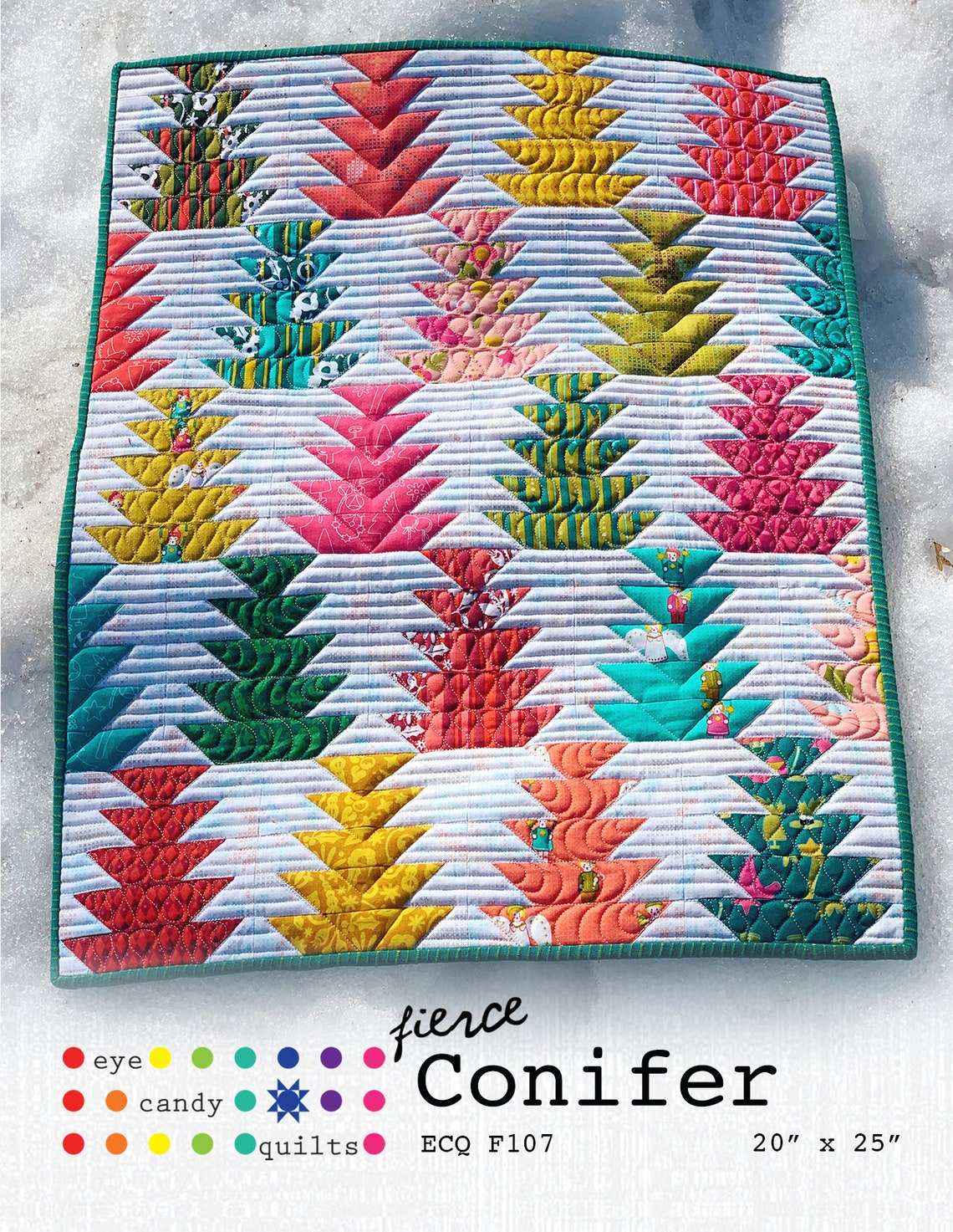 Fierce Conifer Miniature Quilt Pattern - Etsy