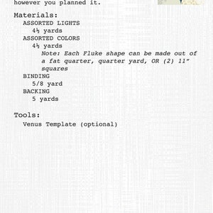 Fluke Digital Quilt Pattern - Etsy