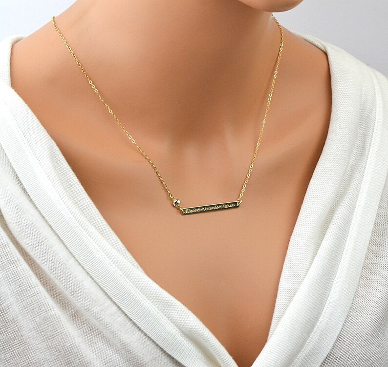 Three Name Necklace Cz Diamond Necklace Long Bar Etsy three-name-necklace-cz-diamond-necklace-long-bar-etsy