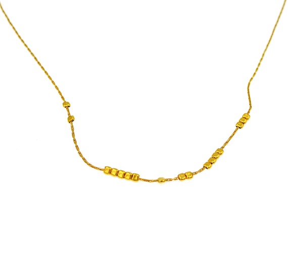 Personalized Morse Code Necklace Secret Message Necklace | Etsy